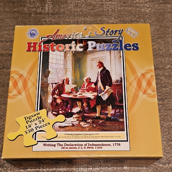 Games | Historic Puzzle Writing The Declaration Of Independence 55 ...